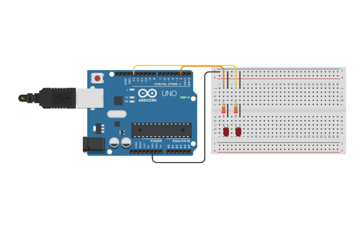 Circuit design ITT VT Sorrentino R Prova 2 del 02/03/2026 - Tinkercad