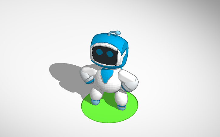 3D design Astro Bot - Tinkercad