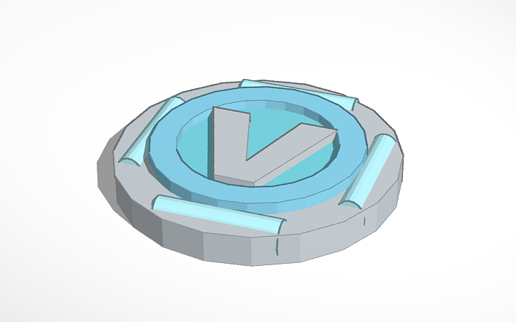 3D design Fortnite VBUCK - Tinkercad