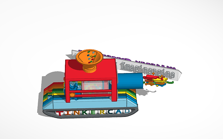3D design TinkerTank - Tinkercad