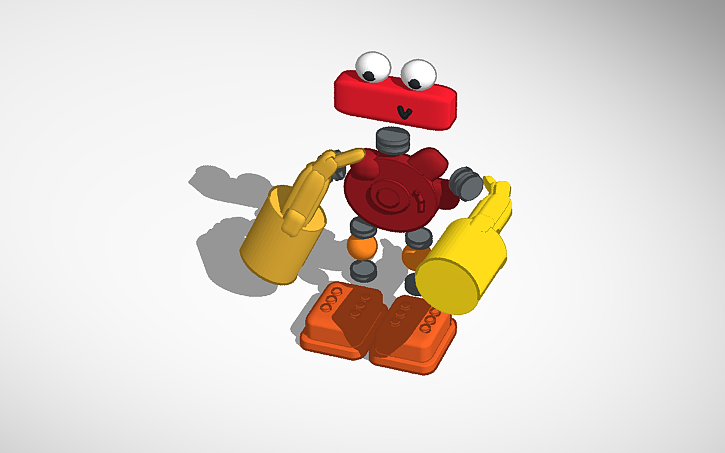 3D design Copy of challange: turn your OC into a wubbox - Tinkercad