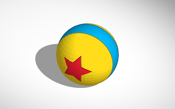 3D design Pixar Ball - Toy Story Prop - Tinkercad