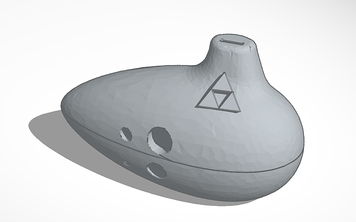 3D design Zelda OoT Ocarina of Time Playable - Tinkercad
