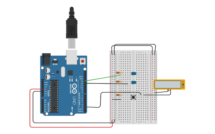 Circuit design Mechatronics A1 - Tinkercad