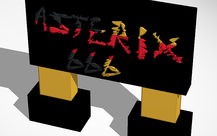 3D design Copy of Sign contest - Tinkercad