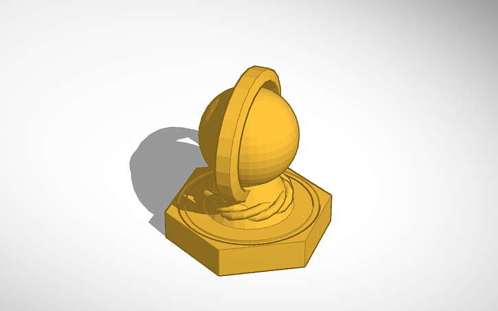3D design Trophy - Tinkercad