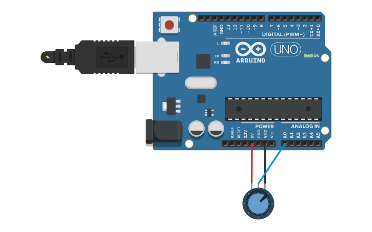 Circuit design 5b_Analog Input_Analog Read - Tinkercad