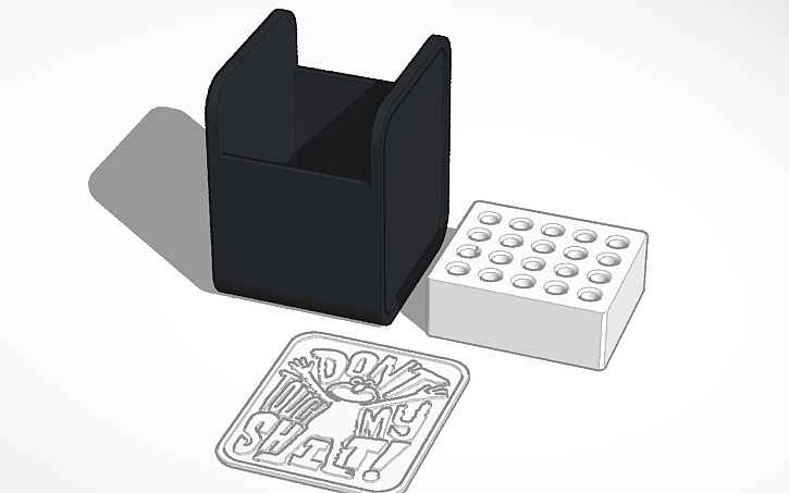 3D design ELMO DESK ORGANIZER - Tinkercad