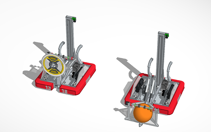 3D design frc 2019 robot - Tinkercad