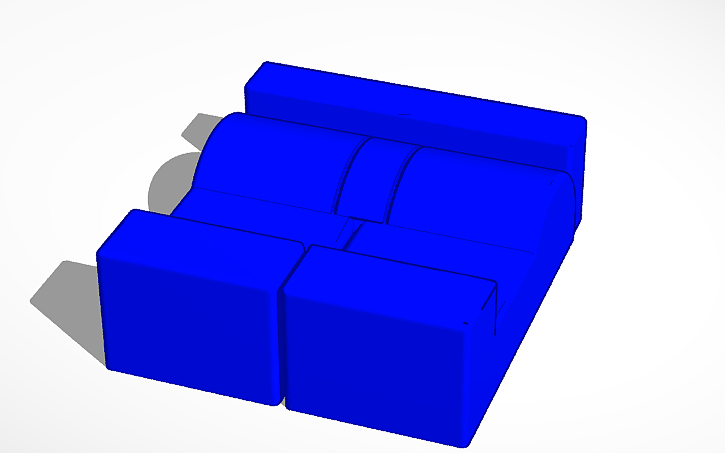 3D design lego person tp holder pants - Tinkercad