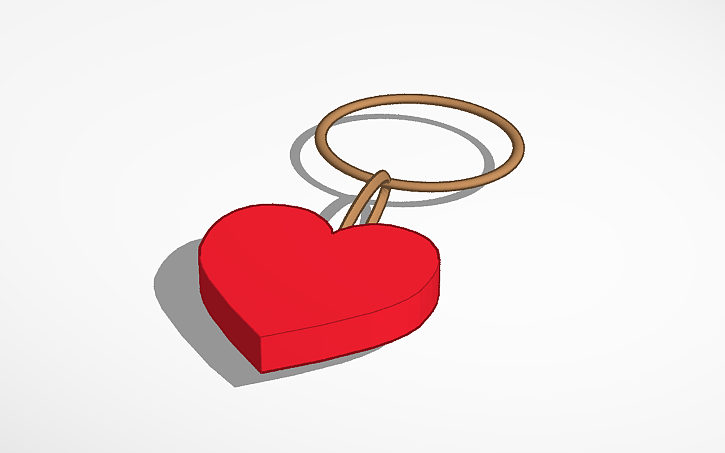 3D design KEY CHAIN - Tinkercad