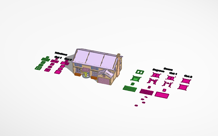 3D design The Flanders (Simpsons TV Show) - Tinkercad