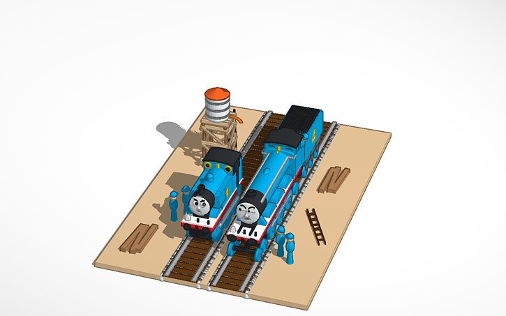 3D design Thomas and Gordon - Tinkercad