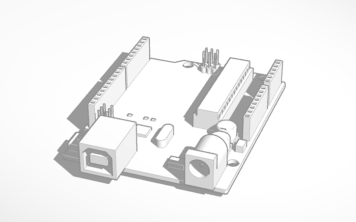 3D design arduino uno - Tinkercad