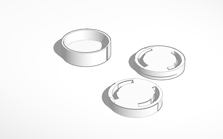 3D design Filler system template - Tinkercad