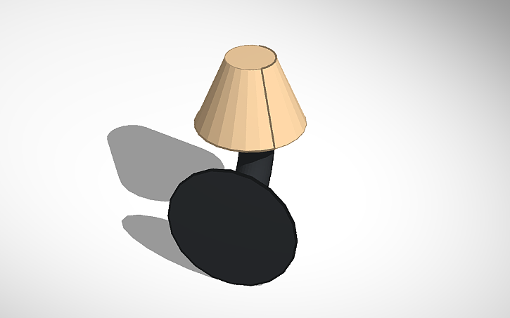 3D design Wall Lamp - Tinkercad
