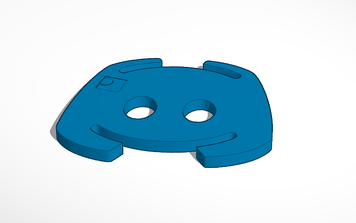3D design discord logo - Tinkercad