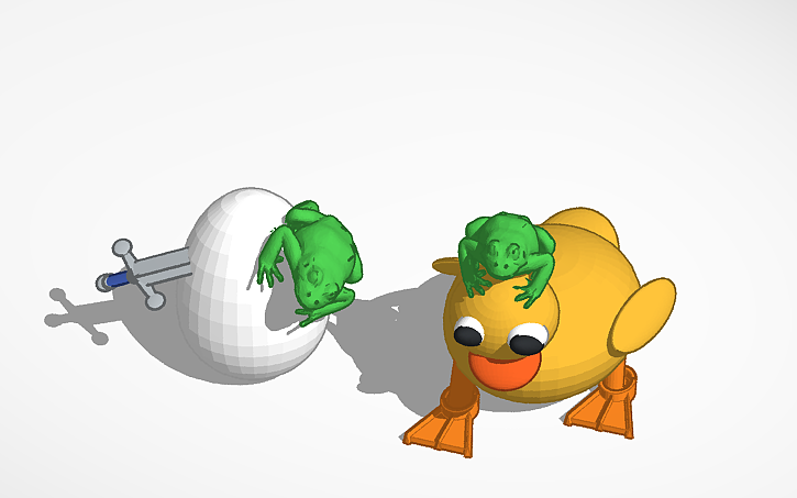 3D design duckyyy - Tinkercad