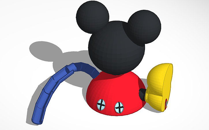 3D design Mickey Mouse Clubhouse - Tinkercad