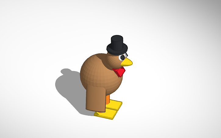 3D design Thanksgiving Turkey - Tinkercad