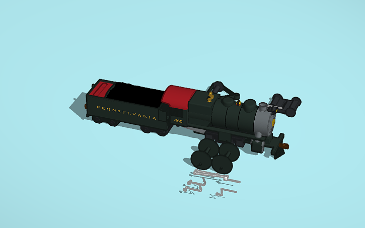 3D design PRR E6 Atlantic No. 460 - Tinkercad