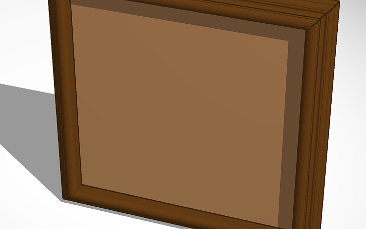 3D design Picture Frame - Tinkercad