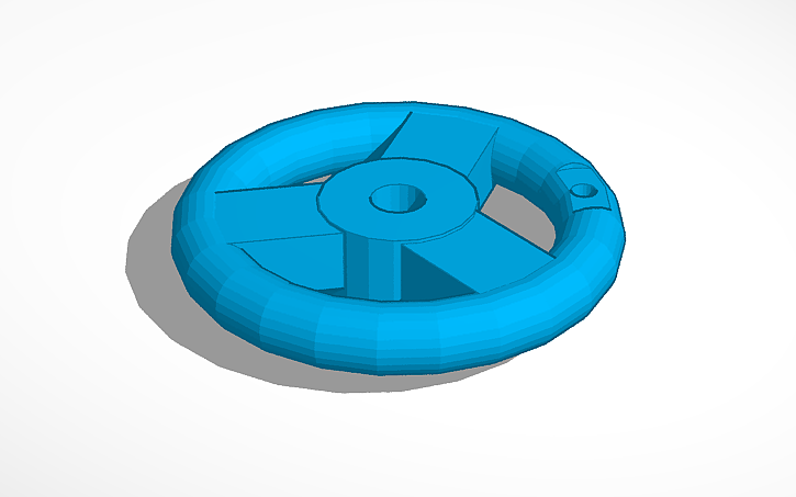 3D design Handwheel for workbench - Tinkercad
