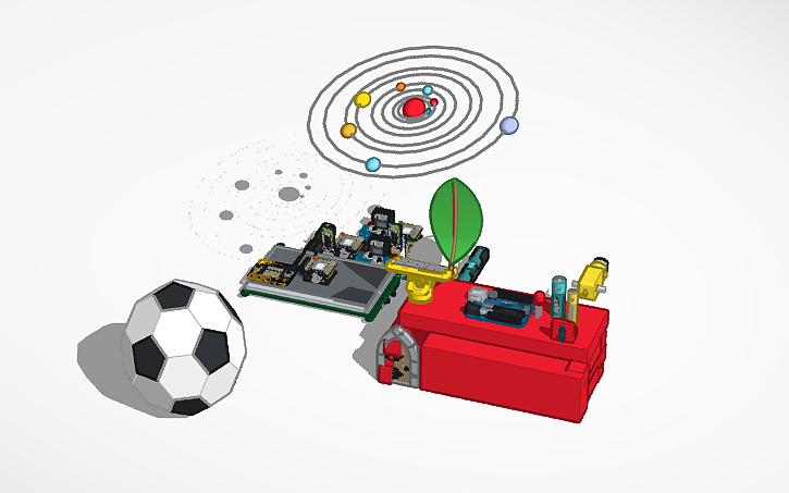 3D design Electric house - Tinkercad