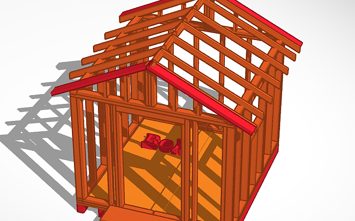 3D design shed - Tinkercad