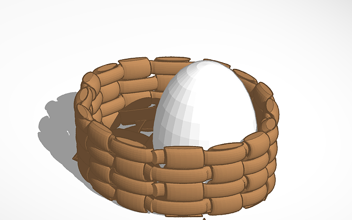 3D design Easter Egg Basket Contest (Over) - Tinkercad