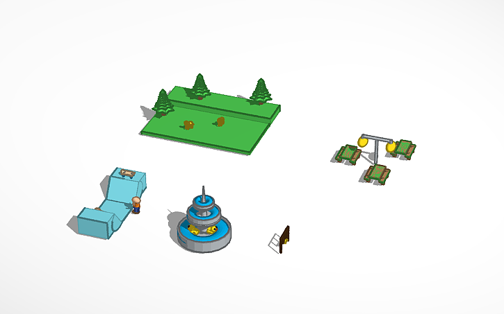 3D design Parque - Tinkercad