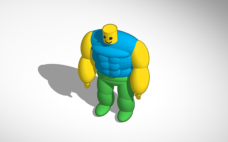 3D design Buff Roblox Guy - Tinkercad