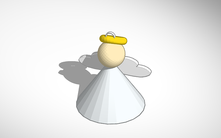 3D design Angel Ornament - Tinkercad