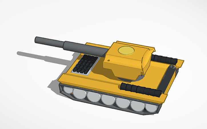 3D design tank - Tinkercad