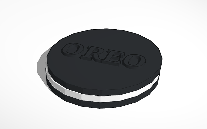 3D design oreo - Tinkercad