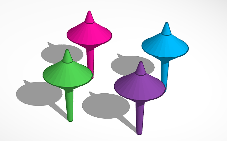 3D design Spinning Top - Tinkercad