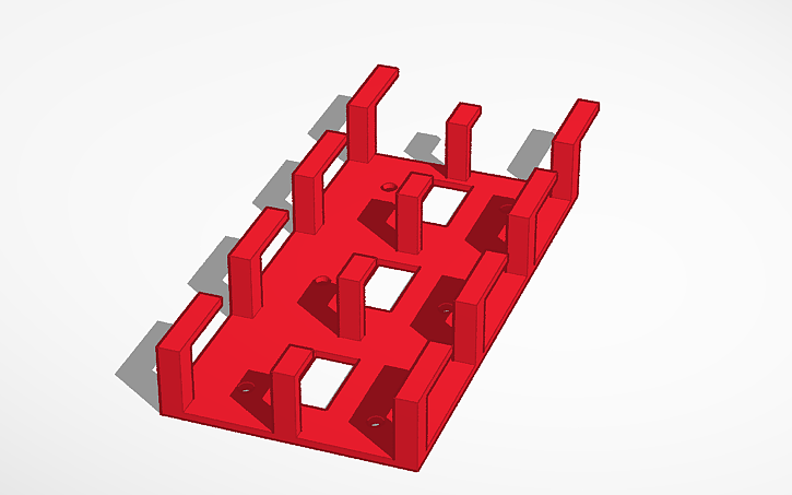 3D design Pocket knife holder for wall display - Tinkercad