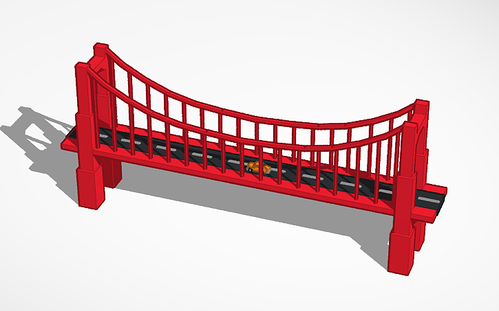 3D design Bridge - Tinkercad