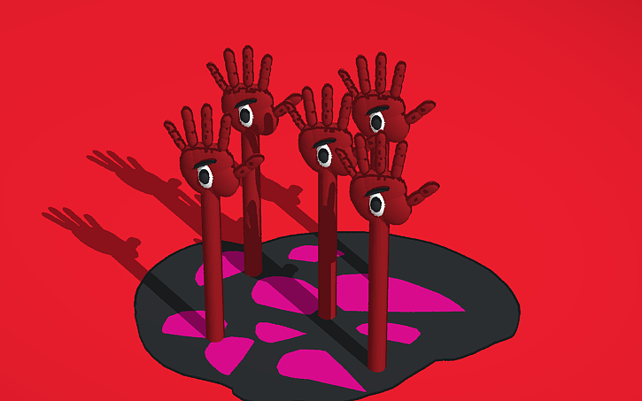 3D design Ghlume spon/Ghlume Hahndz - Tinkercad
