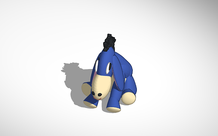 3D design Donkey - Tinkercad