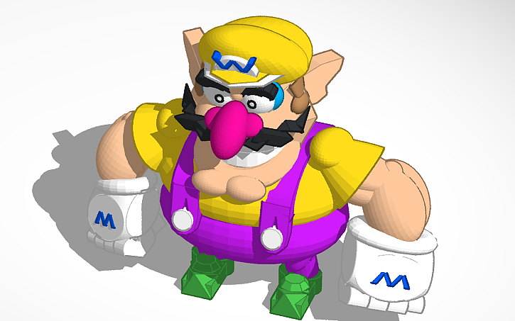 3D design Wario - Tinkercad