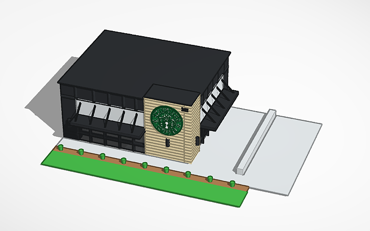 3D design Starbucks - Tinkercad