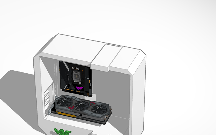 3D design Gaming pc - Tinkercad