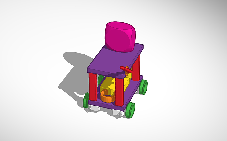 3D design remote controlled disinfecting robot 2 - Tinkercad