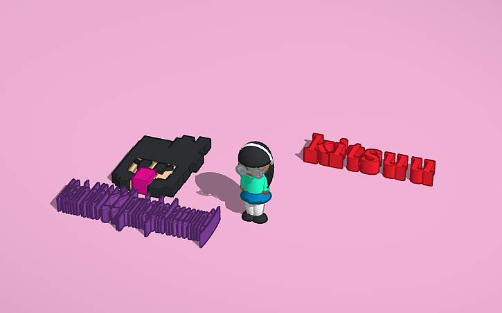 3D design My avatar for the girls club - Tinkercad