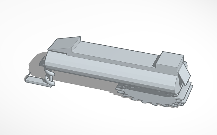 3D design snowmobile - Tinkercad