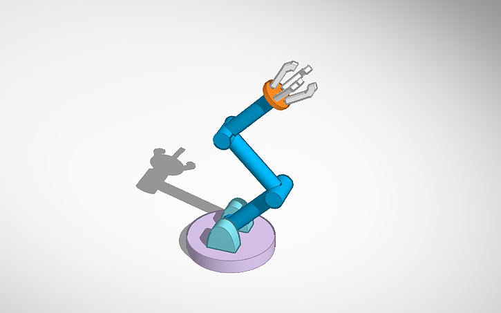 3D design Simple Robotic Arm - Tinkercad