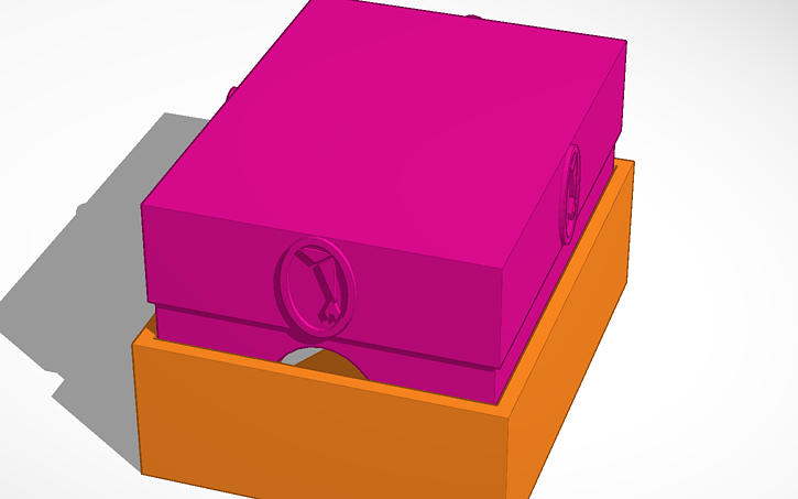 3D design card box - Tinkercad