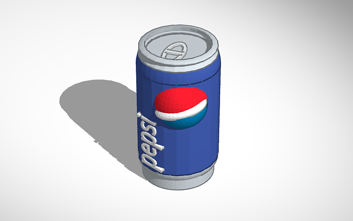 3D design Pepsi Can - Tinkercad