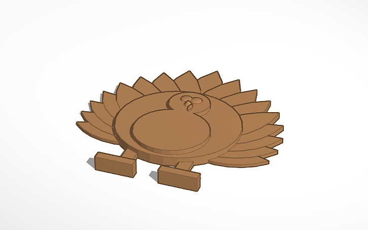 3D design turkey - Tinkercad